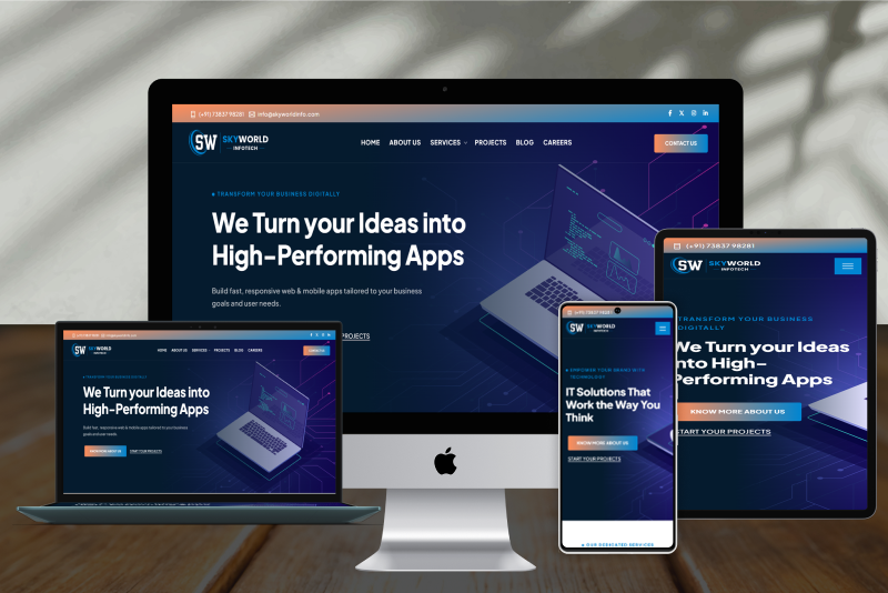 SkyWorld Infotech | Custom Mobile App & Software Development Services